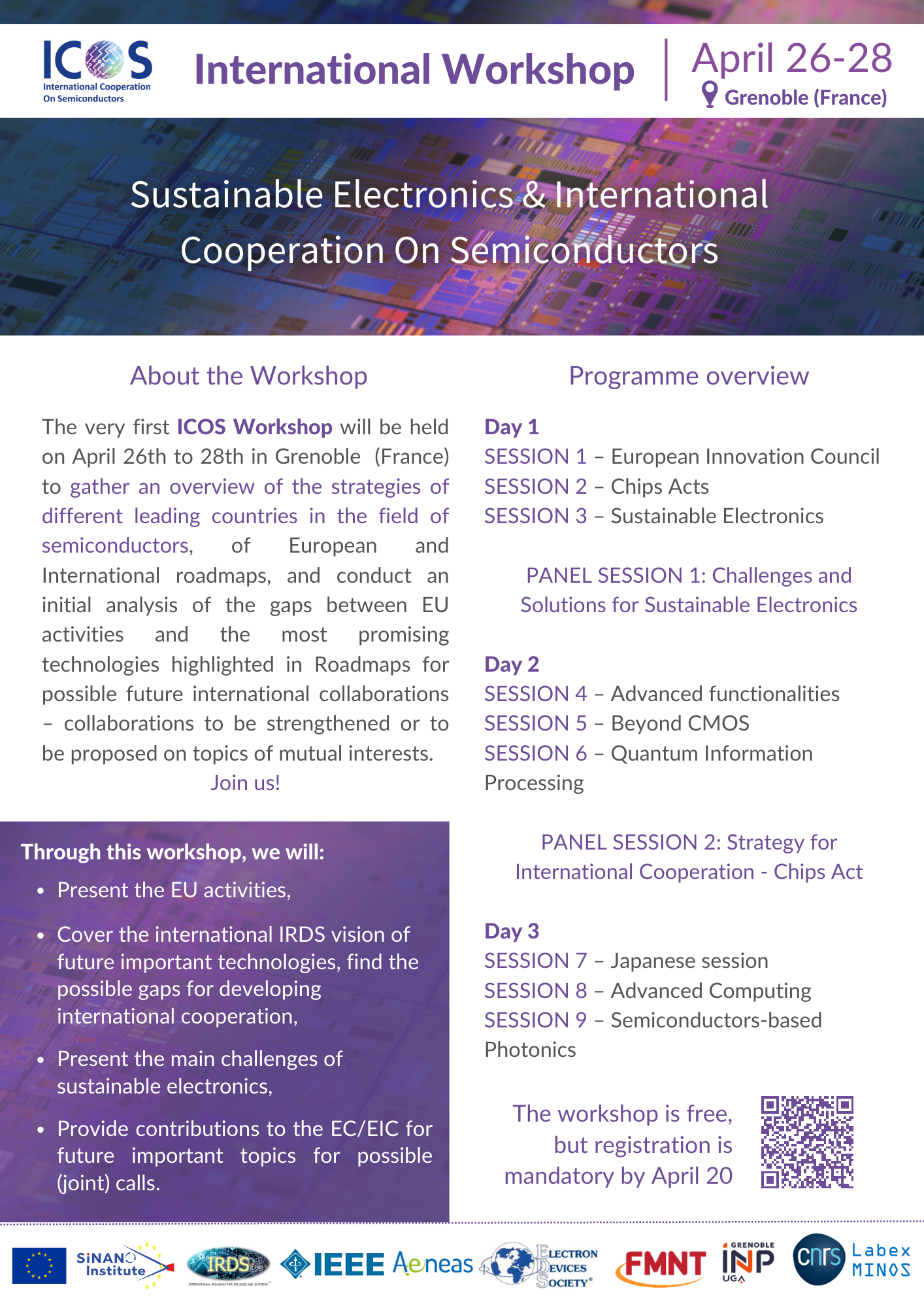 International Workshop: Sustainable Electronics & International ...